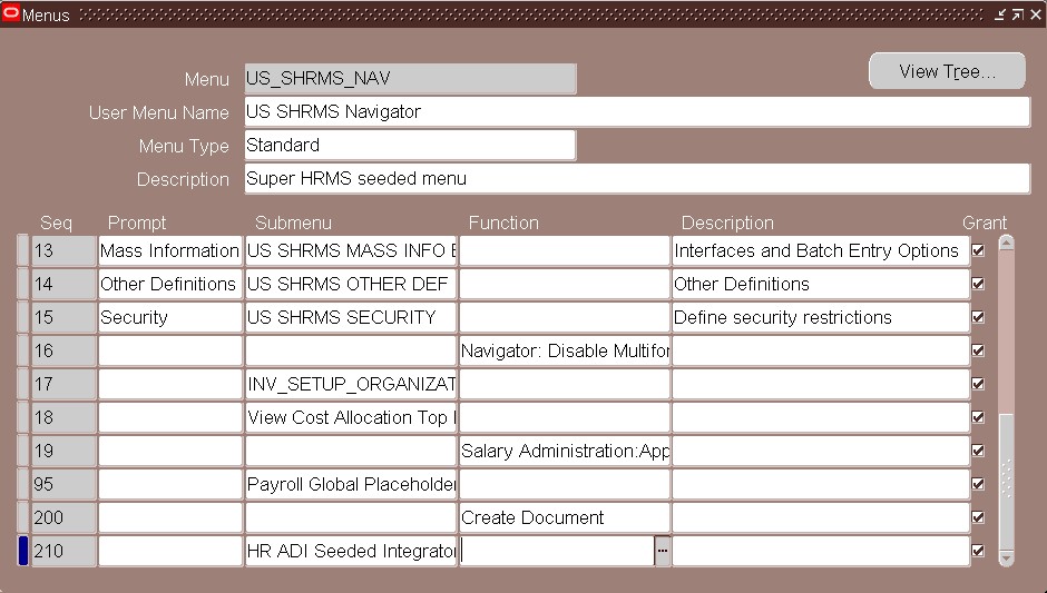 Batch Element Entry (B.. 'E'..'E') using the WebADI