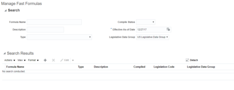 fast formula navigation - ERPWebTutor