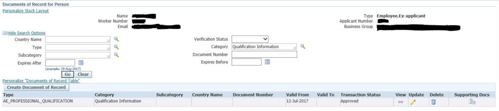 Document of Record (DOR) Functionality in Oracle EBS R12 with AME ...