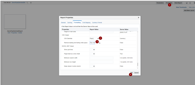 Creating Pipe Delimited file using OTBI Report - ERPWebTutor