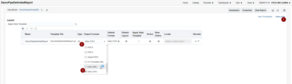 Creating Pipe Delimited file using OTBI Report - ERPWebTutor