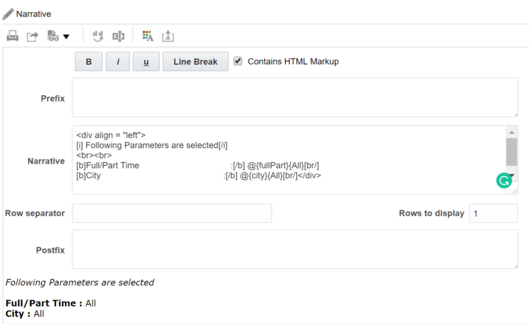Display Prompt filter values in a OTBI report - ERPWebTutor
