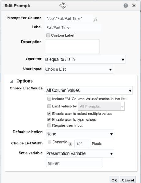 Display Prompt filter values in a OTBI report - ERPWebTutor