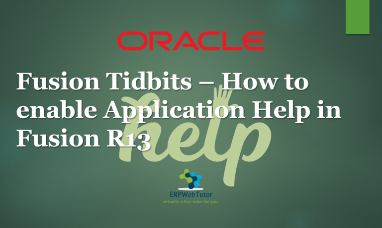 REST APIs in Oracle HCM Cloud - Introduction - ERPWebTutor