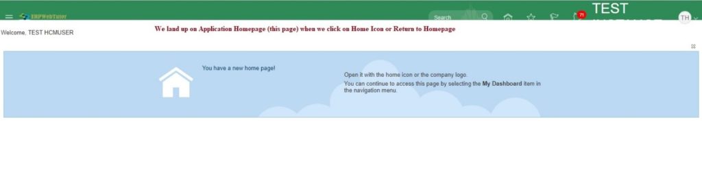 Access dashboard report from springboard page in Fusion Applications